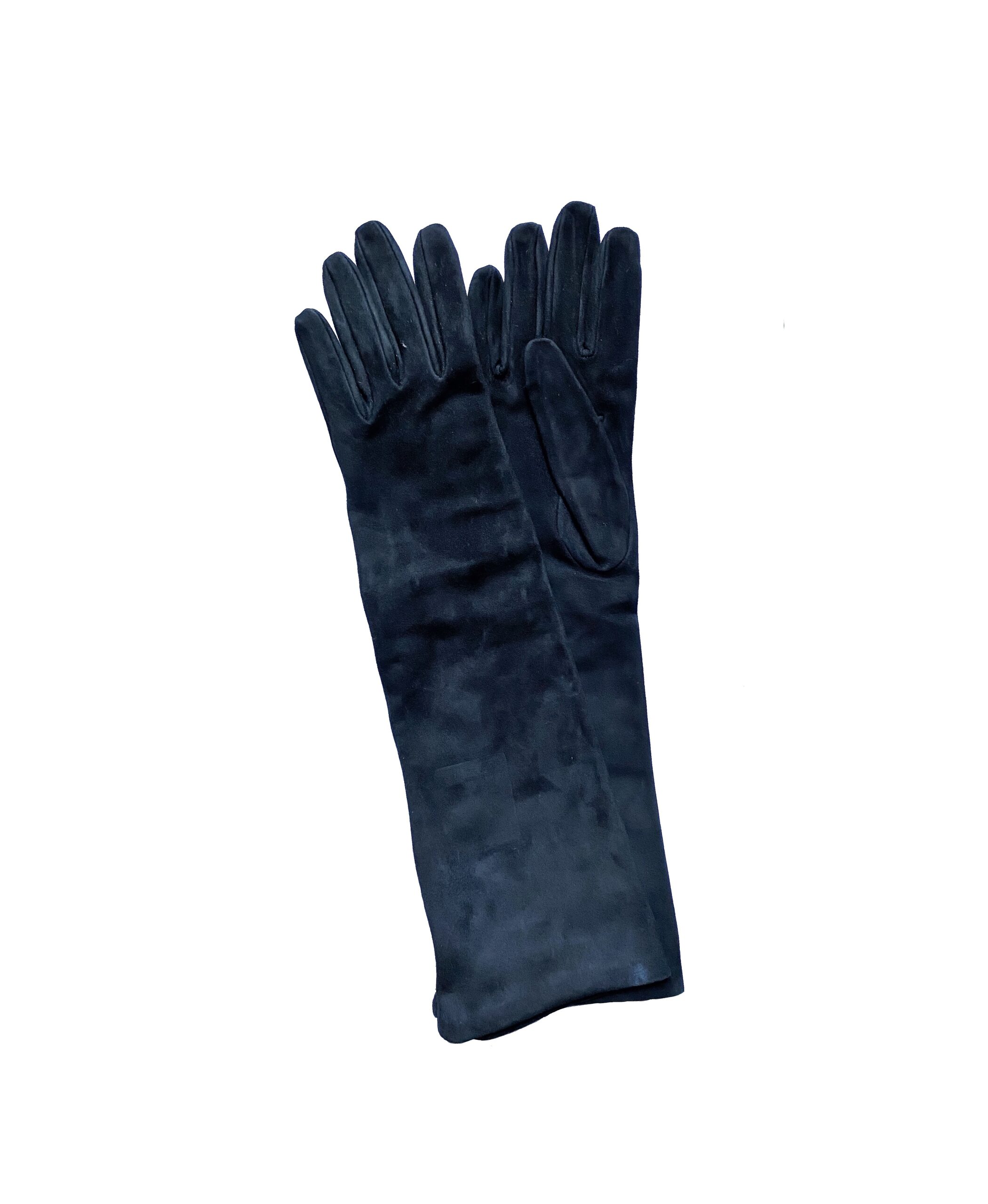 Gants longs cuir d'agneau pour femme en cuir suédé